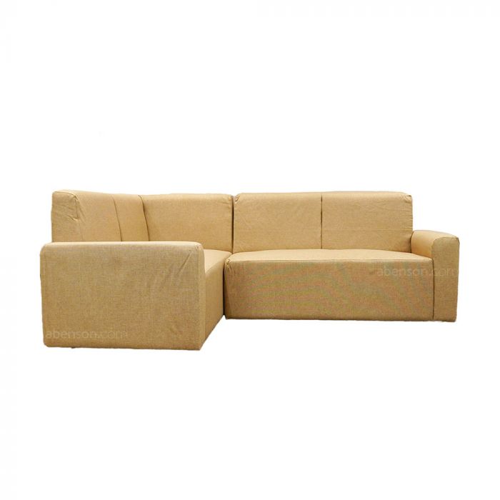 abensonHOME Jom Beige Corner Sofa Sofas Sofas and Recliners abensonHOME Sofas and Recliners Furniture and Accessories Abenson