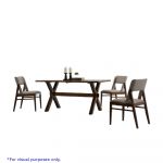 abensonHOME Kiarra 4-Seater Dining Set Wenge | Dining Sets | Dining ...
