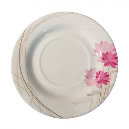abensonHOME Melaware Flora Saucer Pink | Dinnerware | Kitchen ...