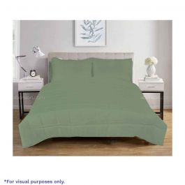 JOYCE & DIANA 86x90 inches Queen Size Sarge Green Comforter Set ...