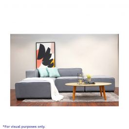 abensonHOME Adam Grey 3-Seater Corner Sofa | Sofas | Sofas and ...