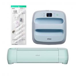 Cricut Explore Air 3 Mint + EasyPress 3 + Essential Tool Set Bundle ...