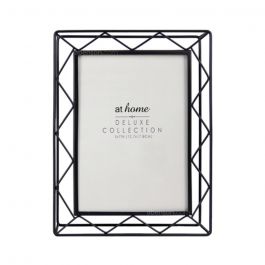 at home Greyson 24x19x4.5cm Black Glass Photo Frame | Home Decor | Home ...