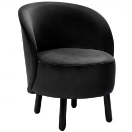 Habitat Bold Anthracite Velvet Armchair | Chairs | Living Room ...